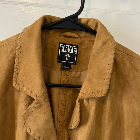 Frye | Jackets & Coats | Vintage Frye Western Stitch Leather Jacket ...